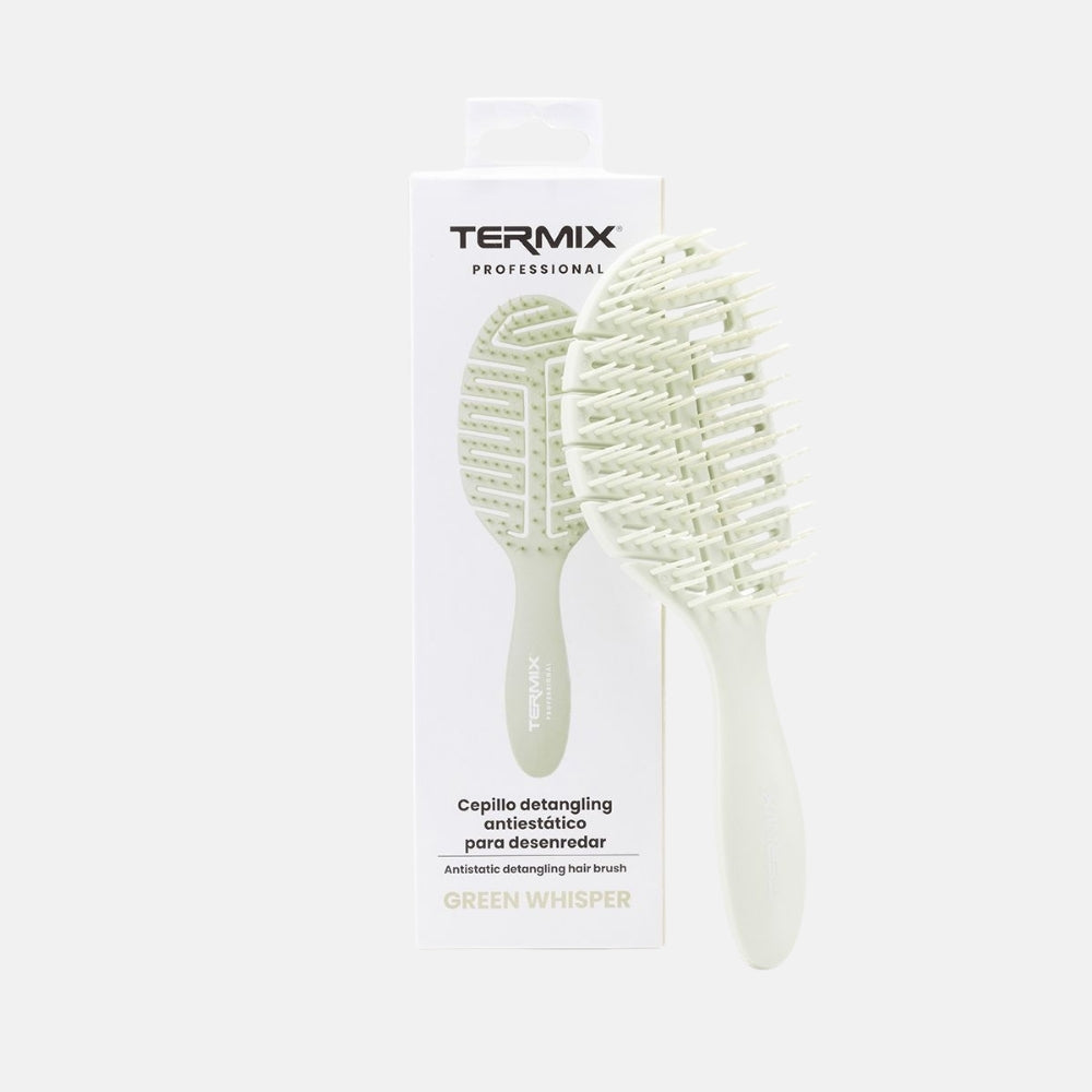 Cepillo Detangling Antiestático para Desenredar Profesional Green Whis ...
